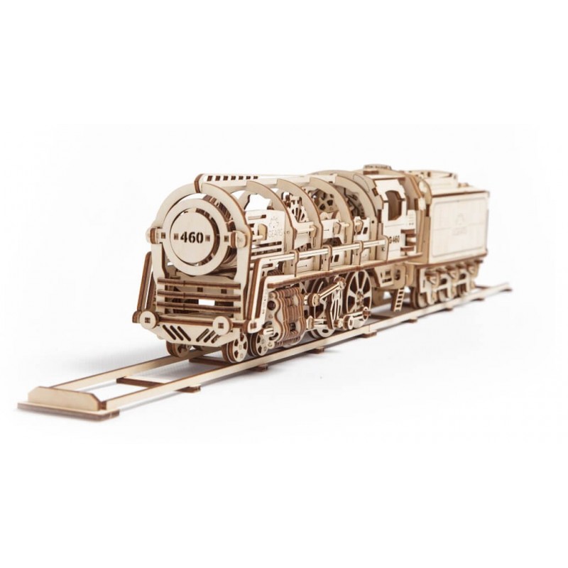 UgearsModels - Locomotiva con Puzzle 3D - kubekings.it