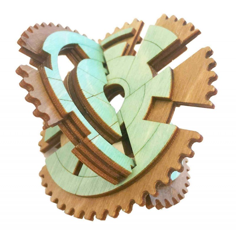 Gearly Puzzle - Rompicapo In Legno - kubekings.it