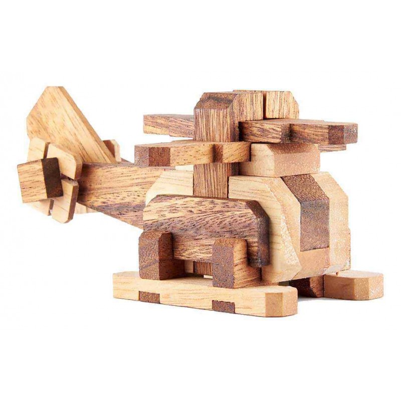 Elicottero - Rompicapo In Legno - kubekings.it