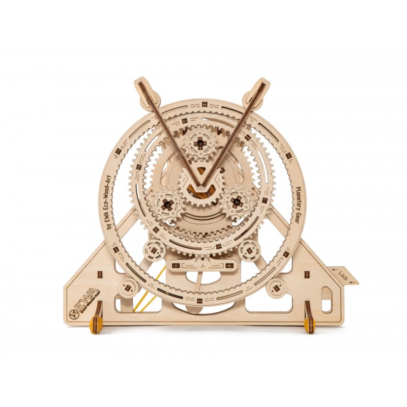 Orologio a ingranaggi planetari - Eco Wood Art - kubekings.it