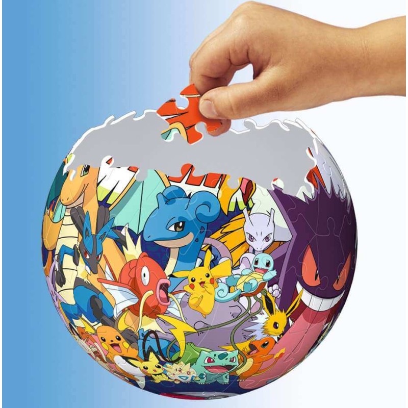 3DPuzzle Ravensburger 72 pezzi Pokemon Ball - kubekings.it