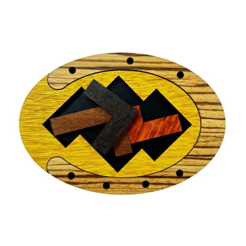 Puzzle 3 L: Sfida di legno unica e attraente - kubekings