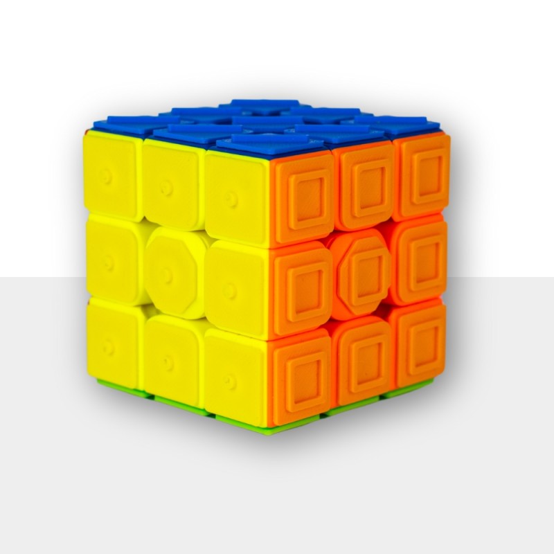Cubo 3x3 per non vedenti: una sfida tattile per tutti 🤲.