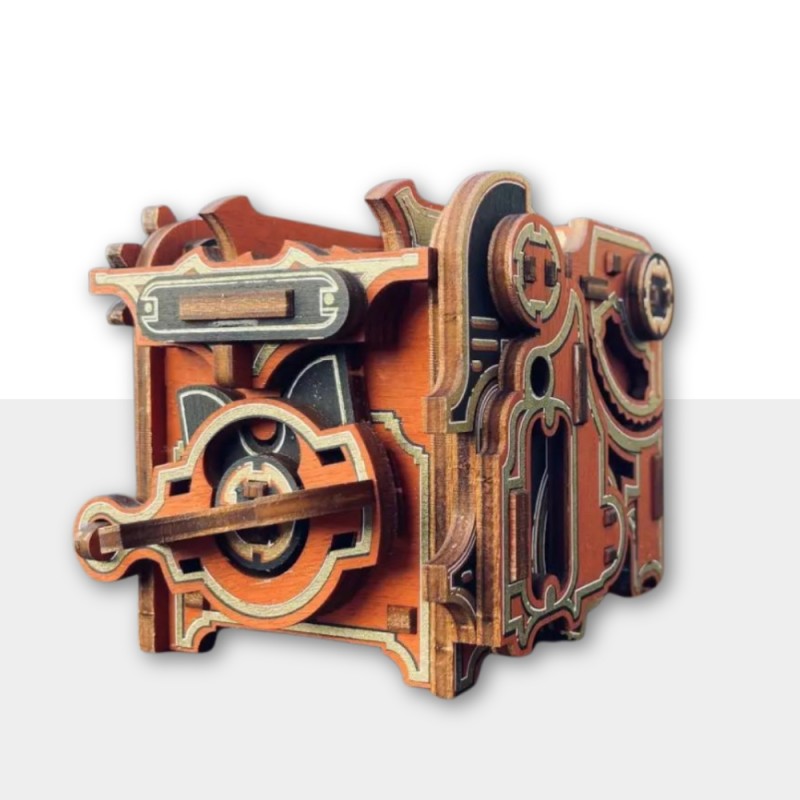 Minipunk Sérigraphié Kit Puzzle Box | Puzzle e salvadanaio in uno