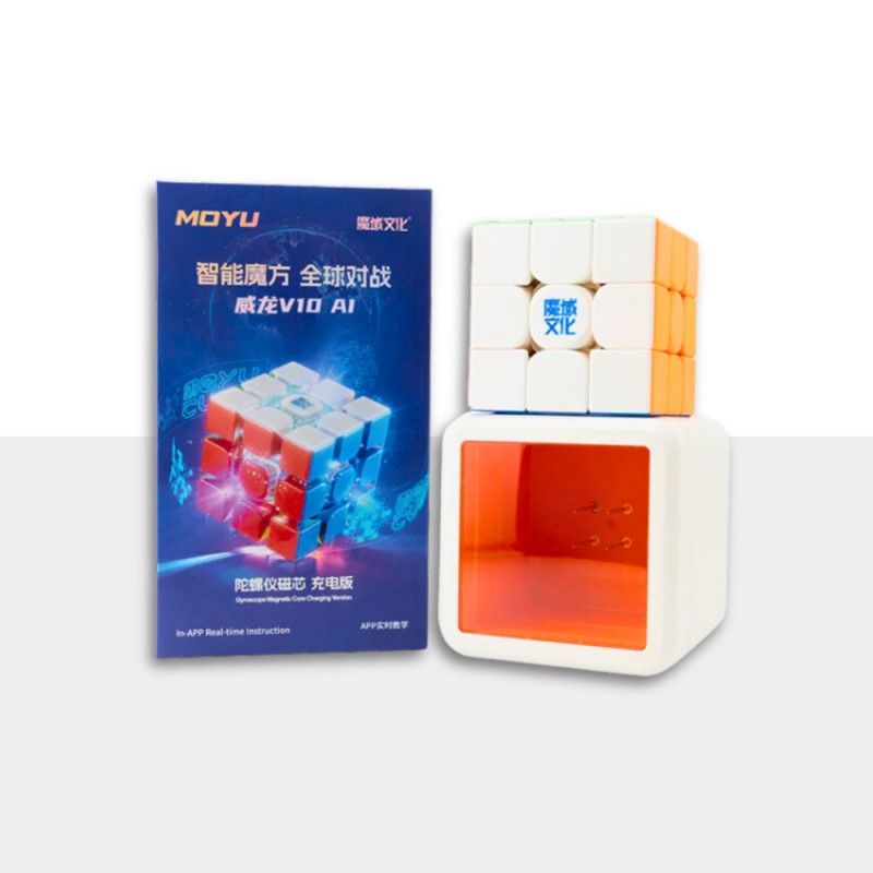 MoYu Weilong V10 AI 3x3 - Cubo intelligente con ricarica e Ball Core! 🔥